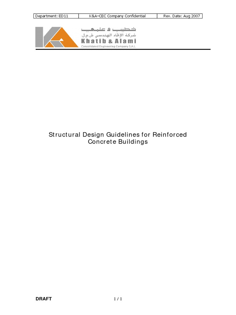 Structural Design Guidelines RC Buildings | PDF | Deep Foundation ...