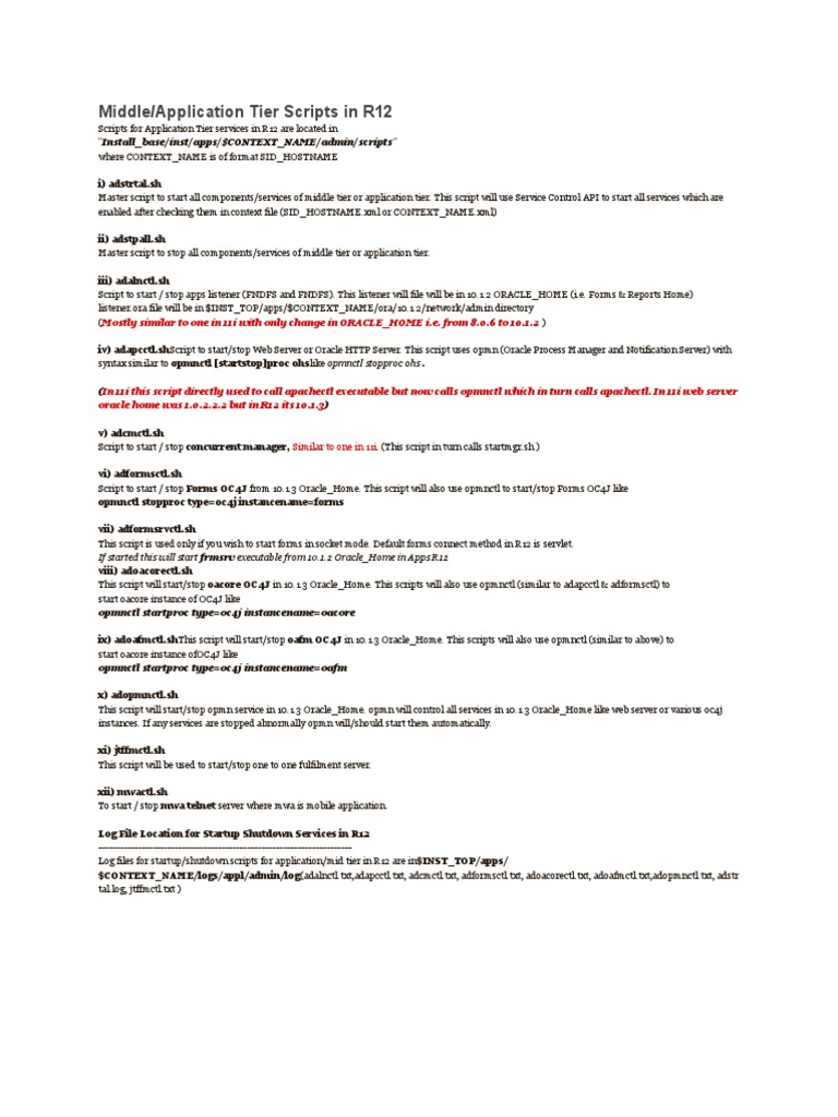 Application Tier Scripts | PDF | Scripting Language | Web Server Application Tier Scripts | PDF | Scripting Language | Web Server