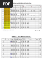 Cut and Fill Calculation Example | PDF | Civil Engineering | Teaching ...
