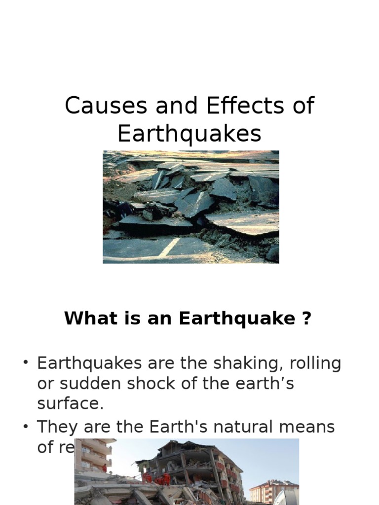Causes and Effects of Earthquakes | PDF | Earthquakes | Seismology
