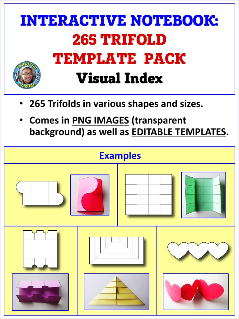 265 Trifold Template Pack: Visual Index | PDF