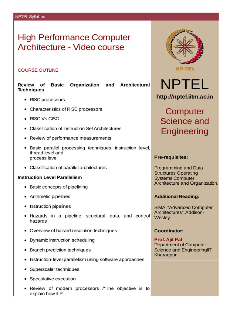 High Performance Computing | Download Free PDF | Parallel Computing | Instruction Set