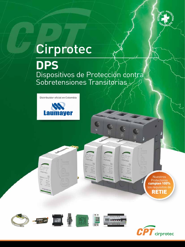 Dispositivos de Proteccion Contra Sobretensiones Transitorias Dps PDF (2) | Corriente eléctrica ...
