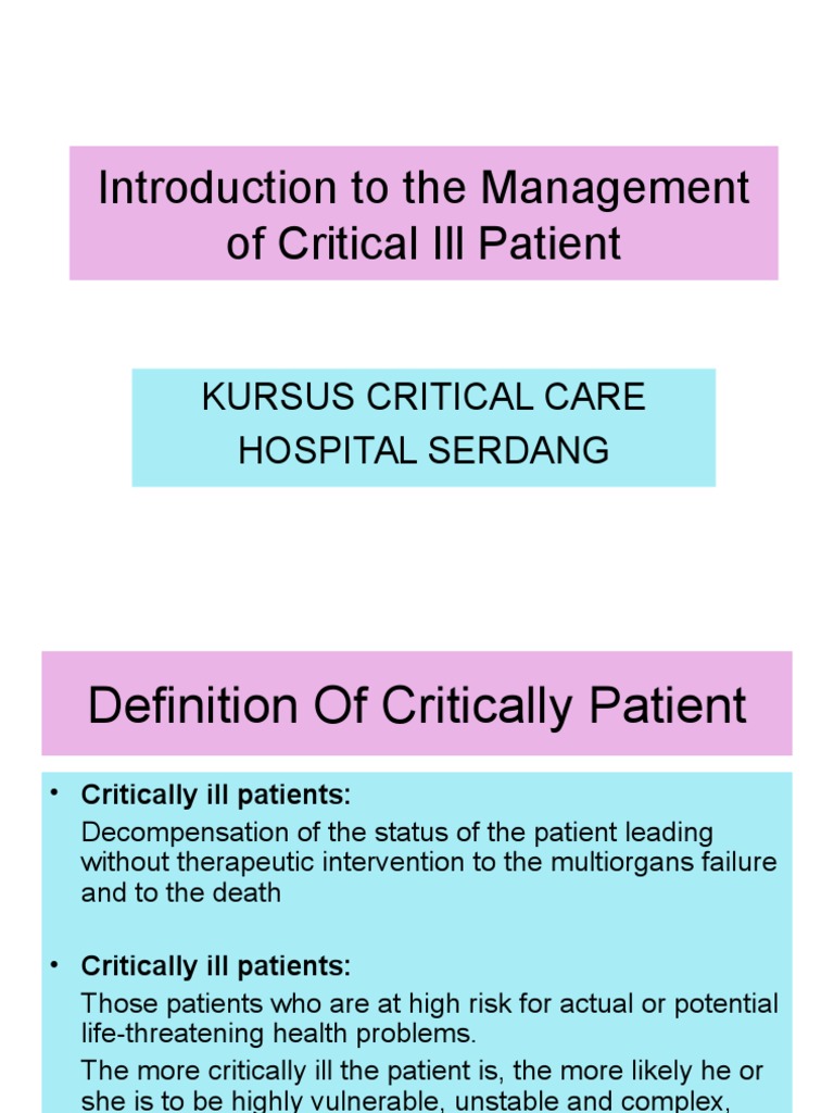 Kursus Critical Care Respiratory Function | PDF | Hypoxia (Medical ...
