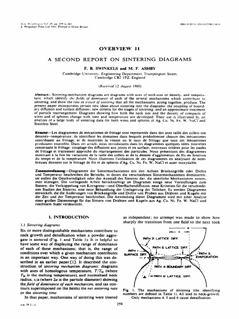 Sinteing Diagram PDF | PDF | Metals | Chemistry