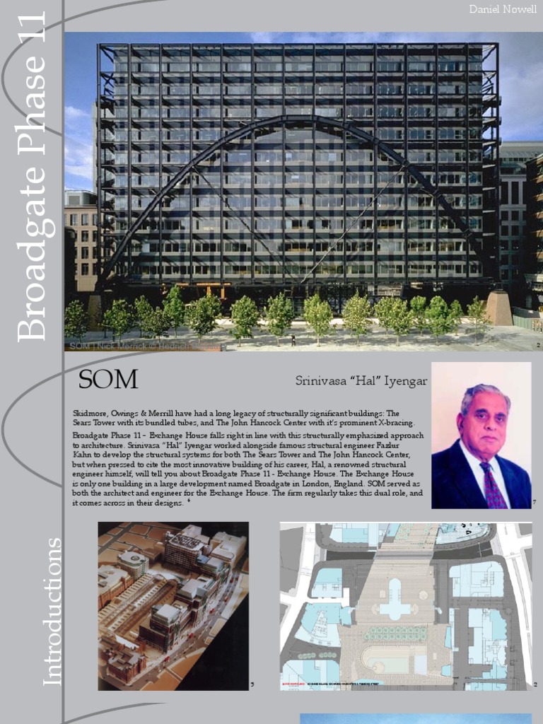 Broadgate Phase 1 SOM Engineers - Unknown | PDF | Truss | Framing ...