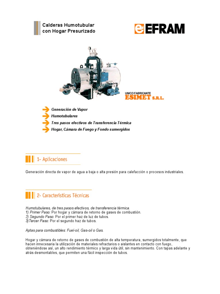 Calderas Humotubular | PDF | Hogar | Caldera