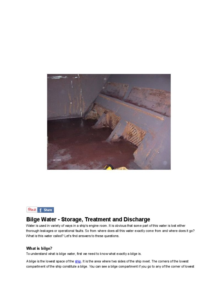 Bilge Water Systems | PDF | Mechanical Engineering | Liquids