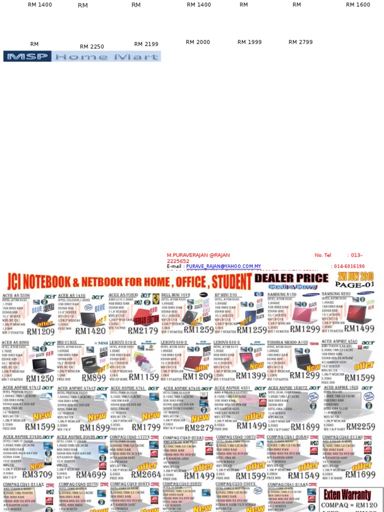 Price List for Malaysian Buyers | PDF