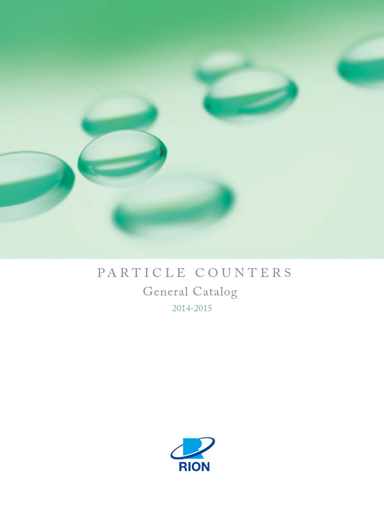 Particle Counter Principios y Equipos | PDF | Applied And ...