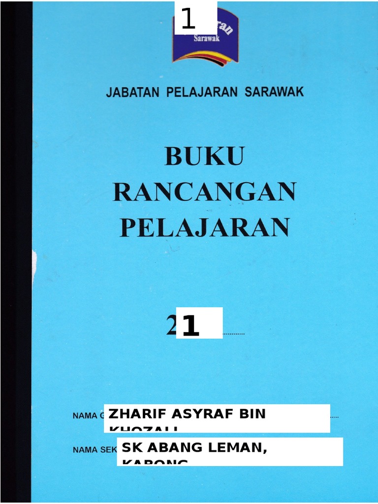 Cover Page Buku RPH L | PDF