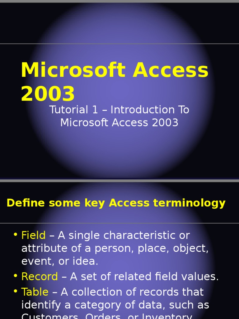 Access.01 Doctored | PDF | Databases | Relational Database