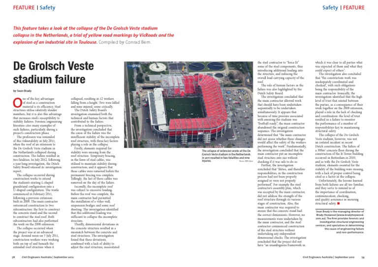 Stadium Failure | PDF | Civil Engineering | Engineering