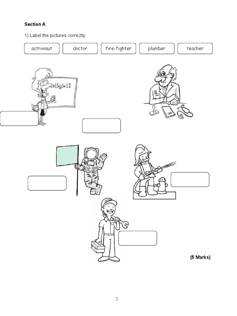 English Exam Paper Year 4 KSSR | PDF