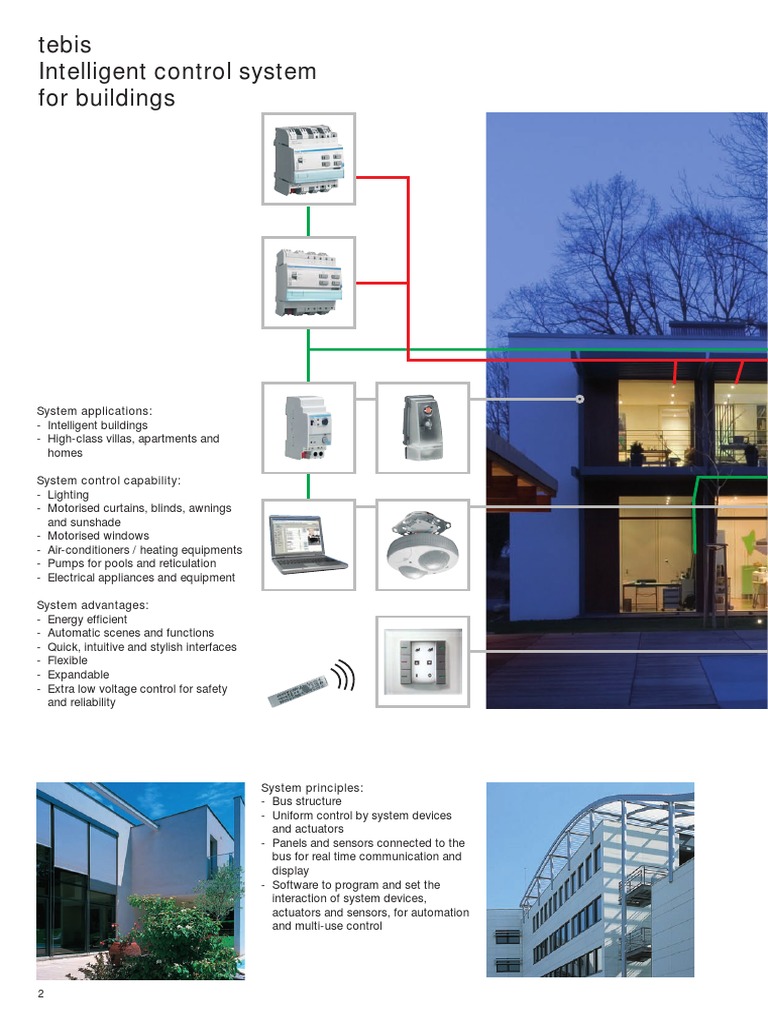 Tebis KNX - Home and Building Control System | PDF | Power Supply | Switch