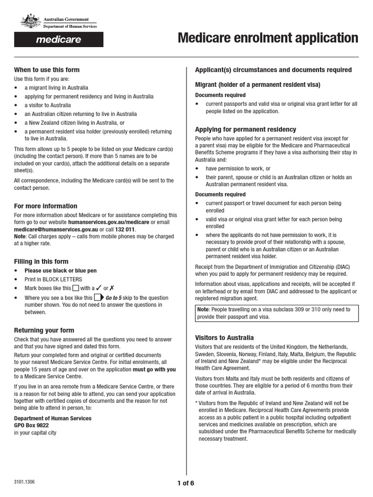 Medicare Form | PDF | Social Science | Law