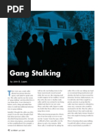 Criminal Gang Stalking | PDF | Stalking | Gang
