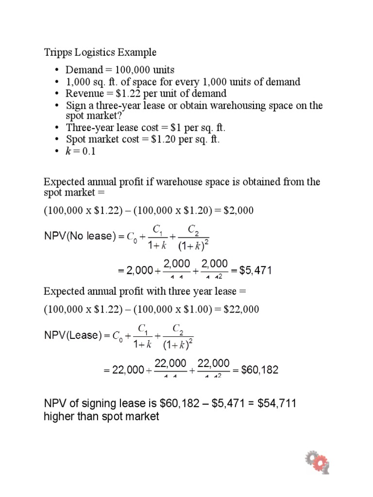 Chapter 6 Trips Logistics Example | PDF | Option (Finance) | Profit ...