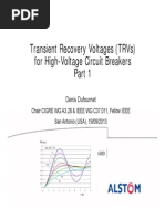 TRV Studies for Circuit Breaker Analysis | PDF | Electrical Substation ...