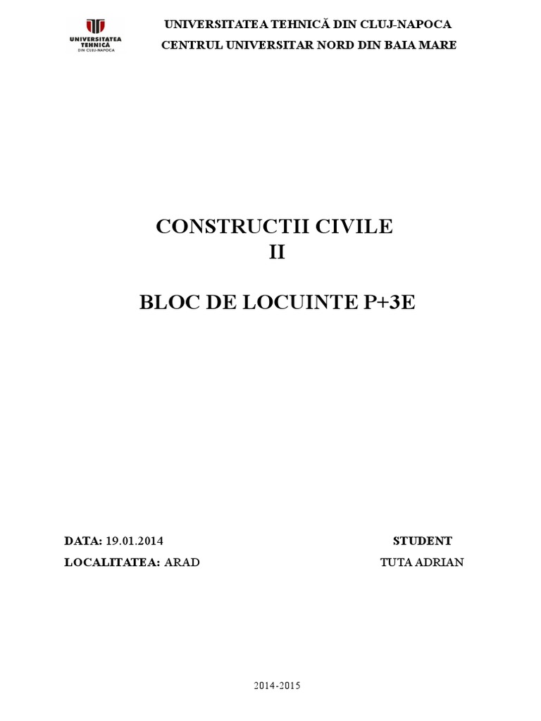 Proiect Civile II | PDF