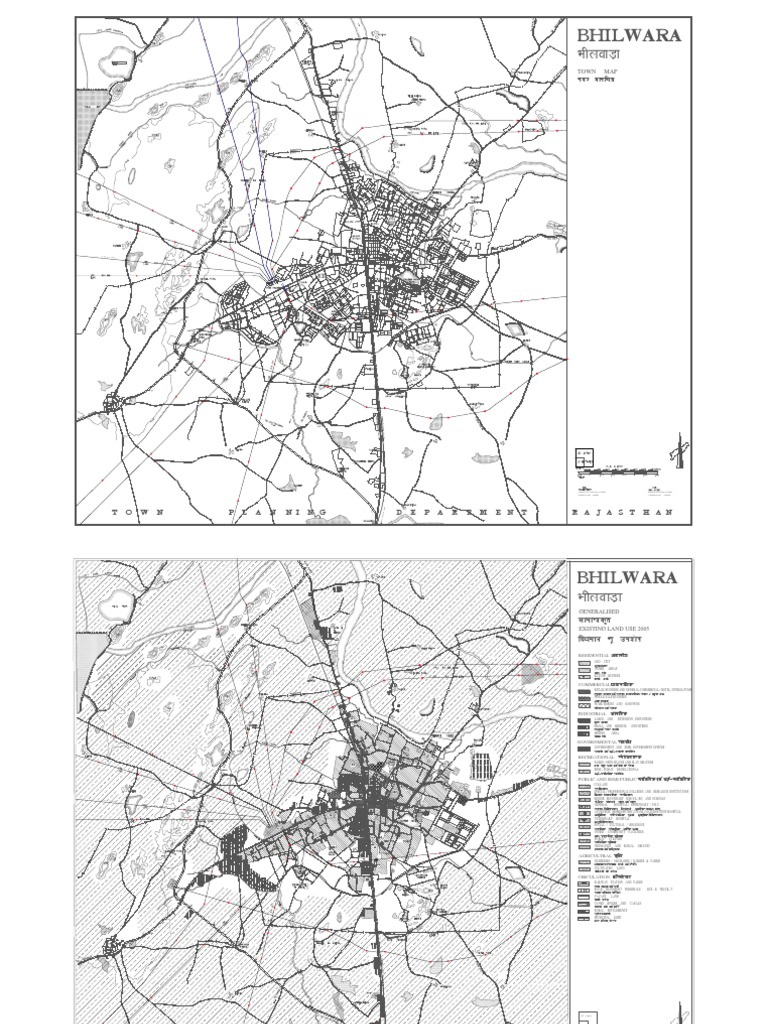 Bhilwara Masterplan Draft Maps | PDF