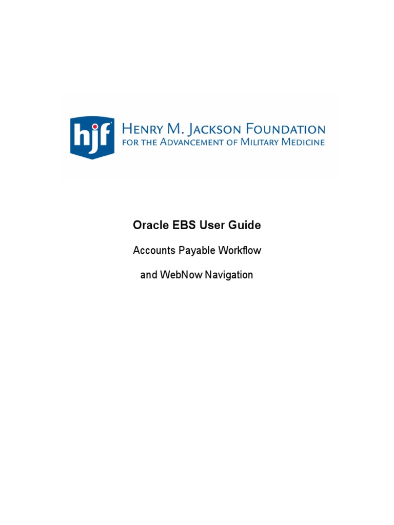 Oracle EBS AP Workflow-WebNow Guide | PDF | Accounts Payable | World ...