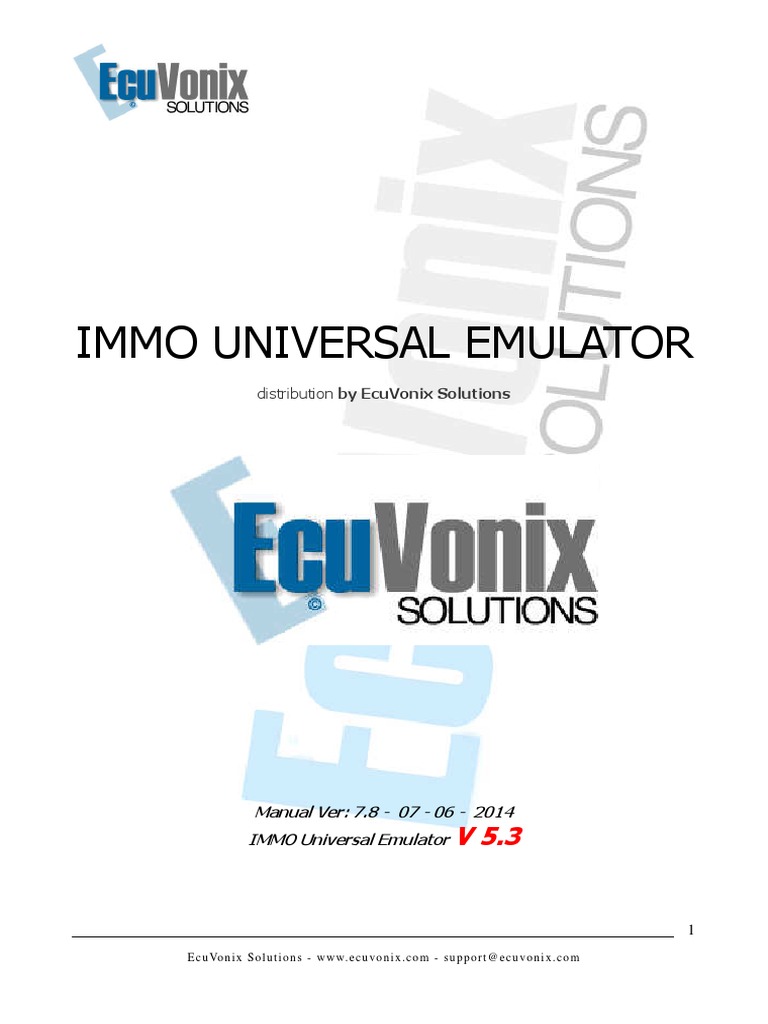 IMMO Universal Emulator | PDF | Business
