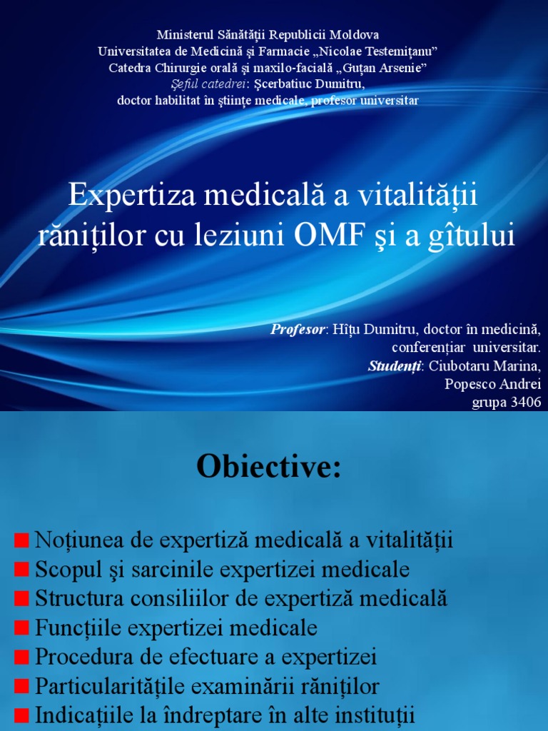 Expertiza Medicala | PDF