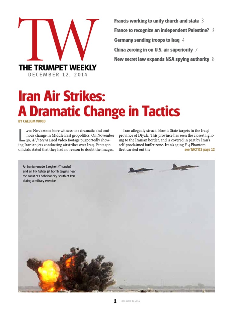 Iran Air Strikes: A Dramatic Change in Tactics: The Trumpet Weekly The ...