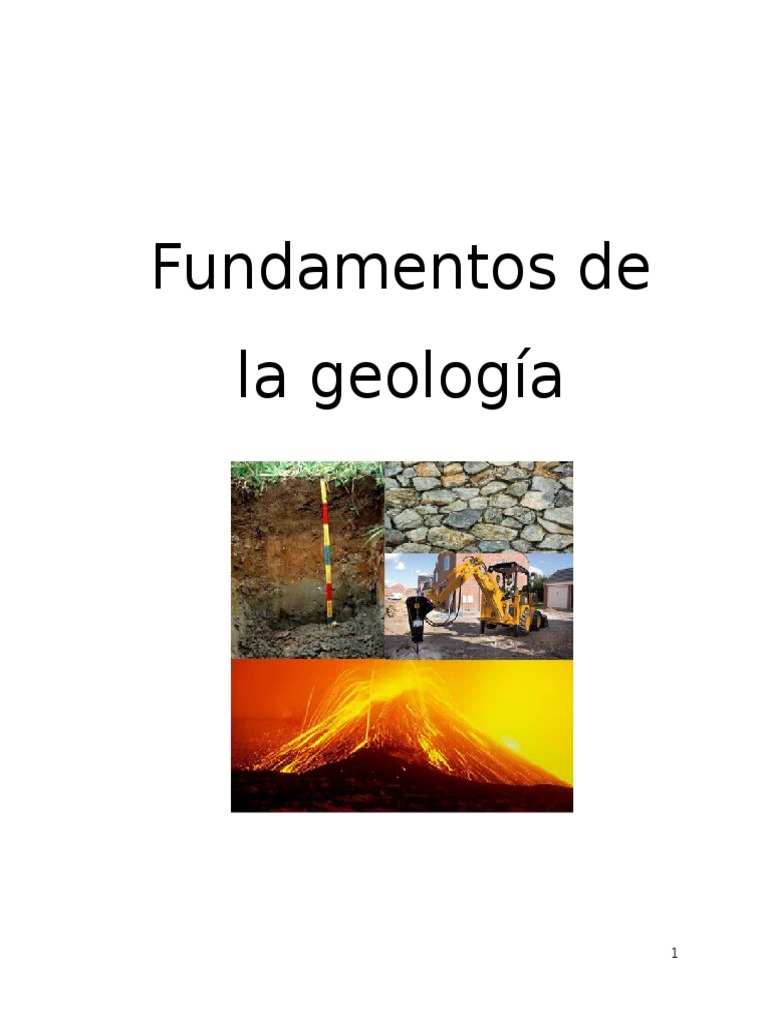 Fundamentos de Geología | PDF | Roca clástica | Roca ígnea