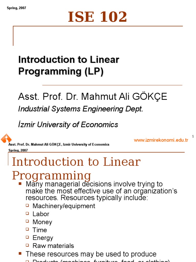 Linear Programming | PDF | Linear Programming | Airlines Linear Programming | PDF | Linear Programming | Airlines