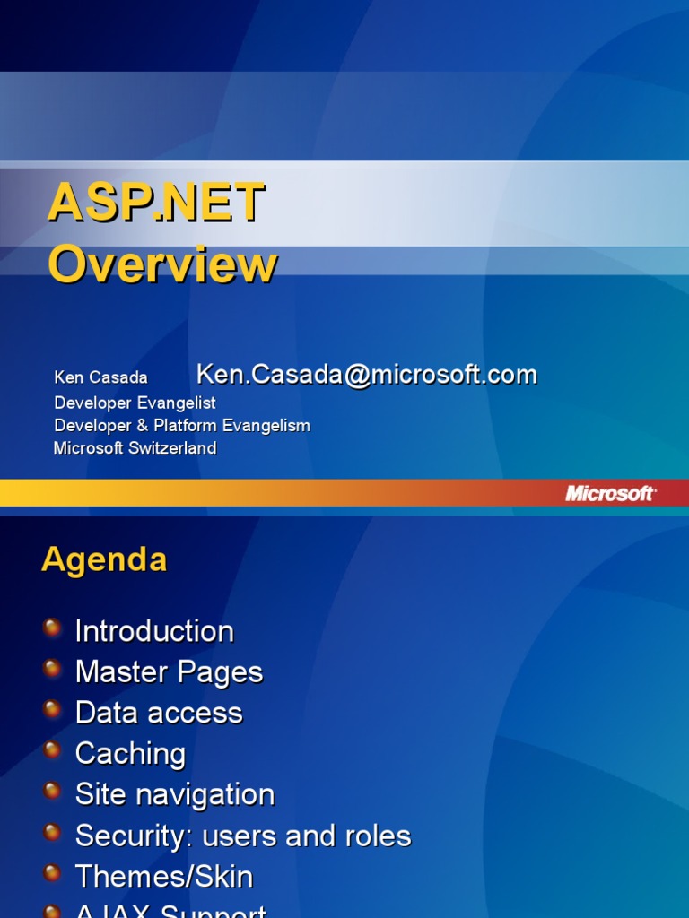 Ken Casada Developer Evangelist Developer & Platform Evangelism ...