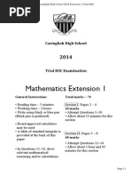 Mathematics Advanced Extension 1 and Extension 2 Reference Sheet PDF ...