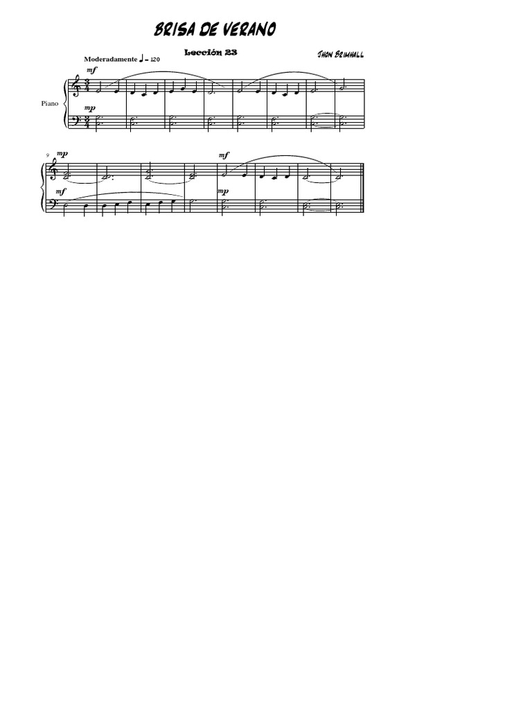 Brisa de Verano PDF | PDF