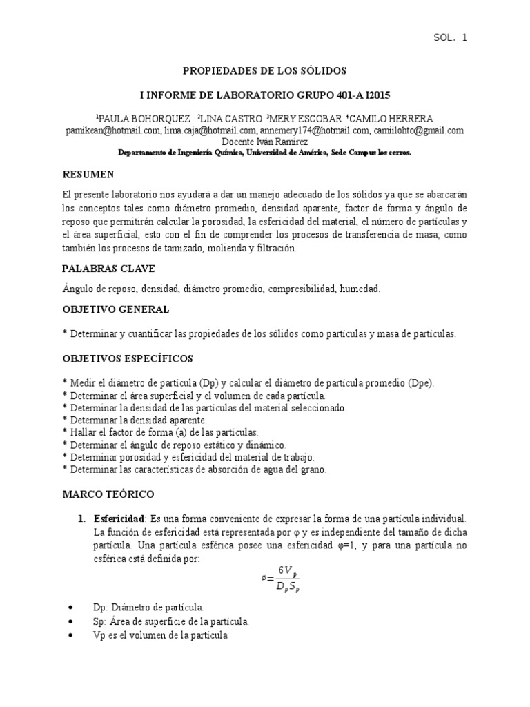 Propiedades de Los Sólidos | PDF | Medición | Ciencias fisicas