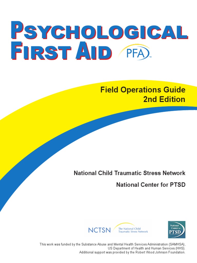 Psychological First Aid Field Operations Guide - 2nd Edition (2007 ...
