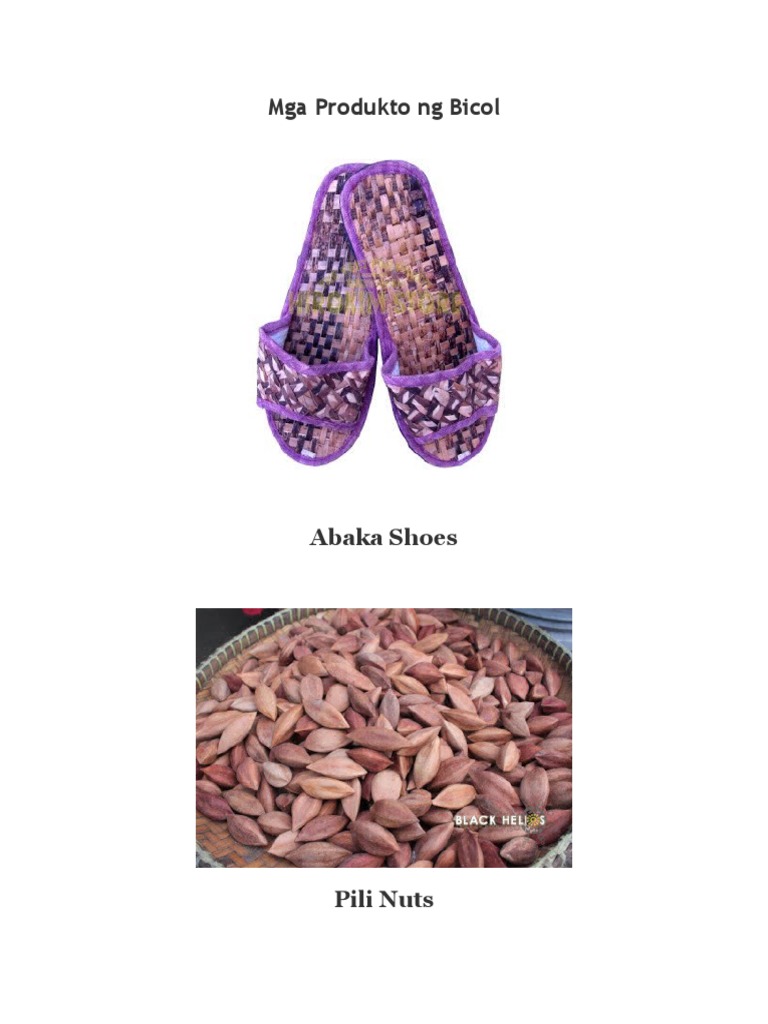Mga Produkto NG Bicol | PDF | Time | Nature