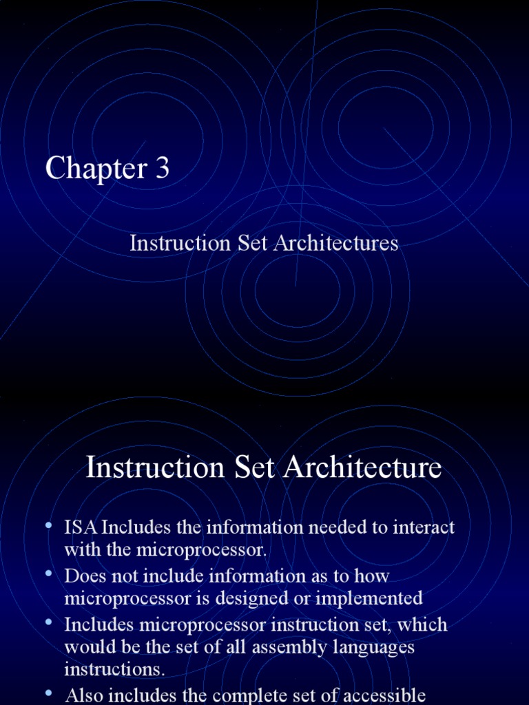 Chapter 3 Mohammad | PDF | Instruction Set | Assembly Language