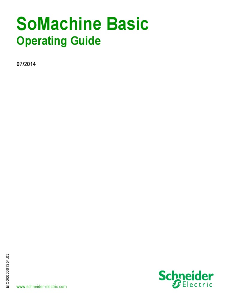 Somachine Basic: Operating Guide
