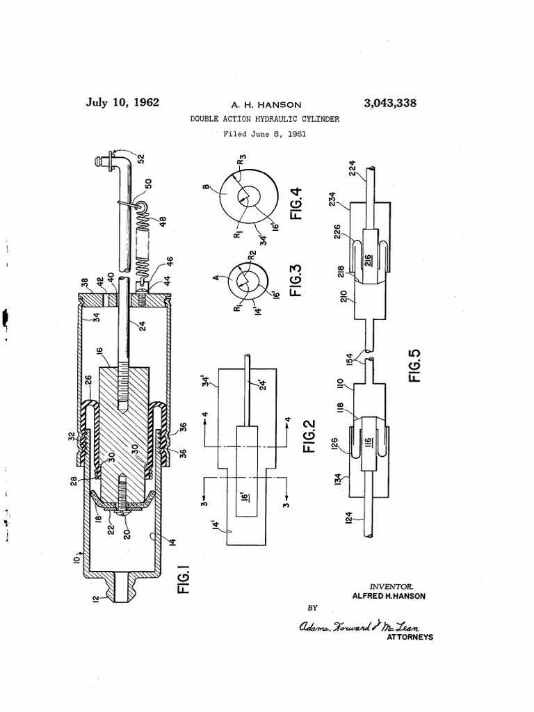 Us 3043338 | PDF | Piston | Washing Machine