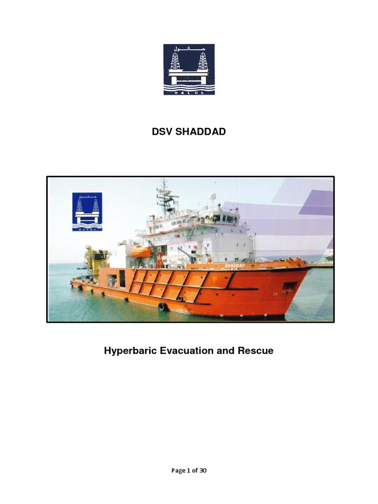 SPHL Emergency Evacuation and Rescue Procedures | PDF | Underwater ...