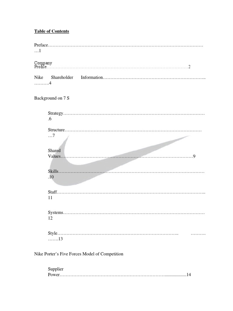 nike-strategic-planning-document.docx | Nike | Brand