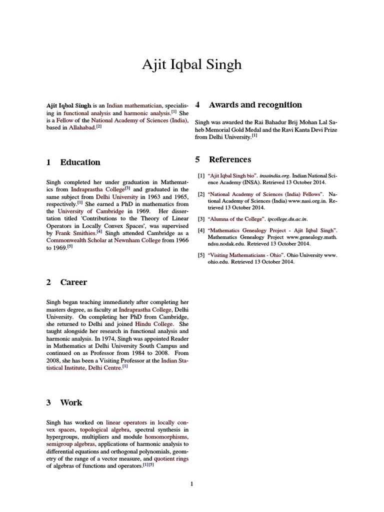 Ajit Iqbal Singh | PDF