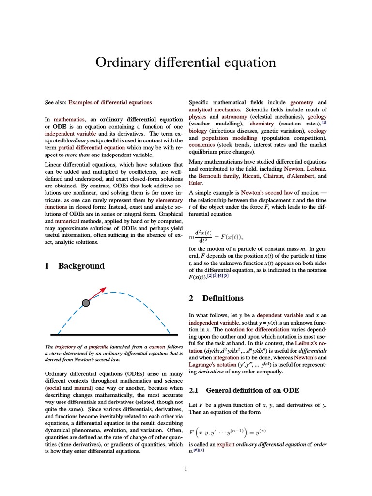 09 - ODE - 01 - Ordinary Difference Equation | PDF | Ordinary ...