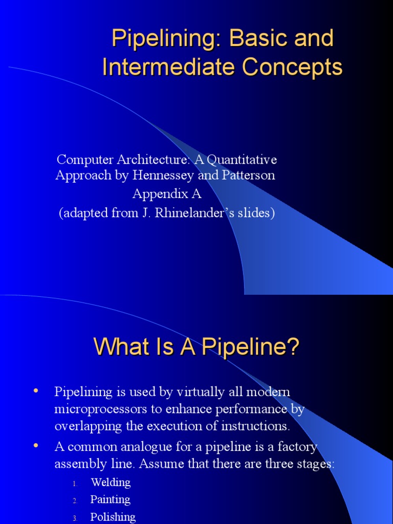 Pipelining: Basic and Intermediate Concepts | PDF | Instruction Set | Central Processing Unit