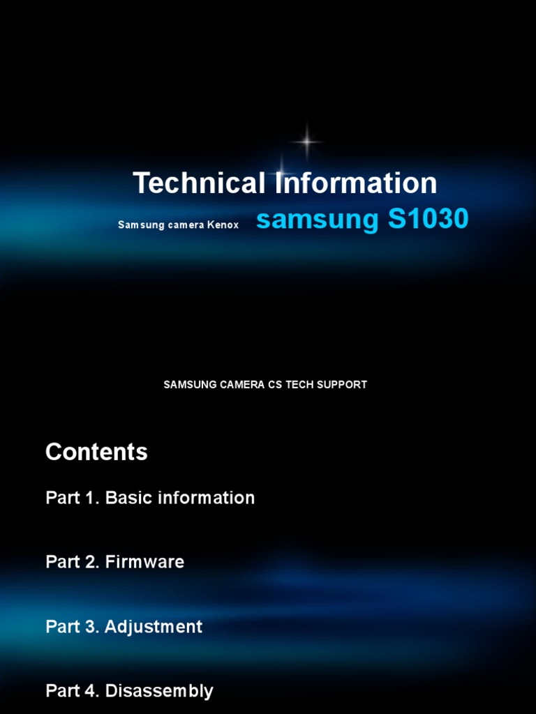 Samsung S1030 Training | PDF | Camera | Pixel