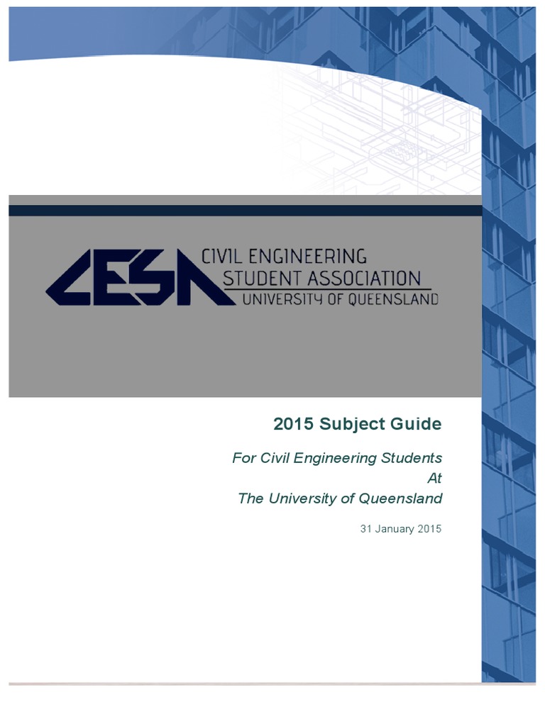 2015 CESA Subject Guide | PDF | Lecture | Test (Assessment)