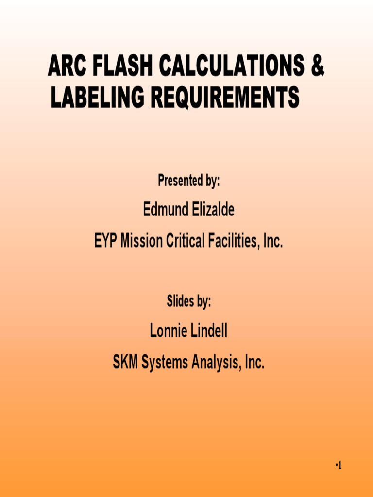 Arc Flash Calculations by Elizalde | PDF