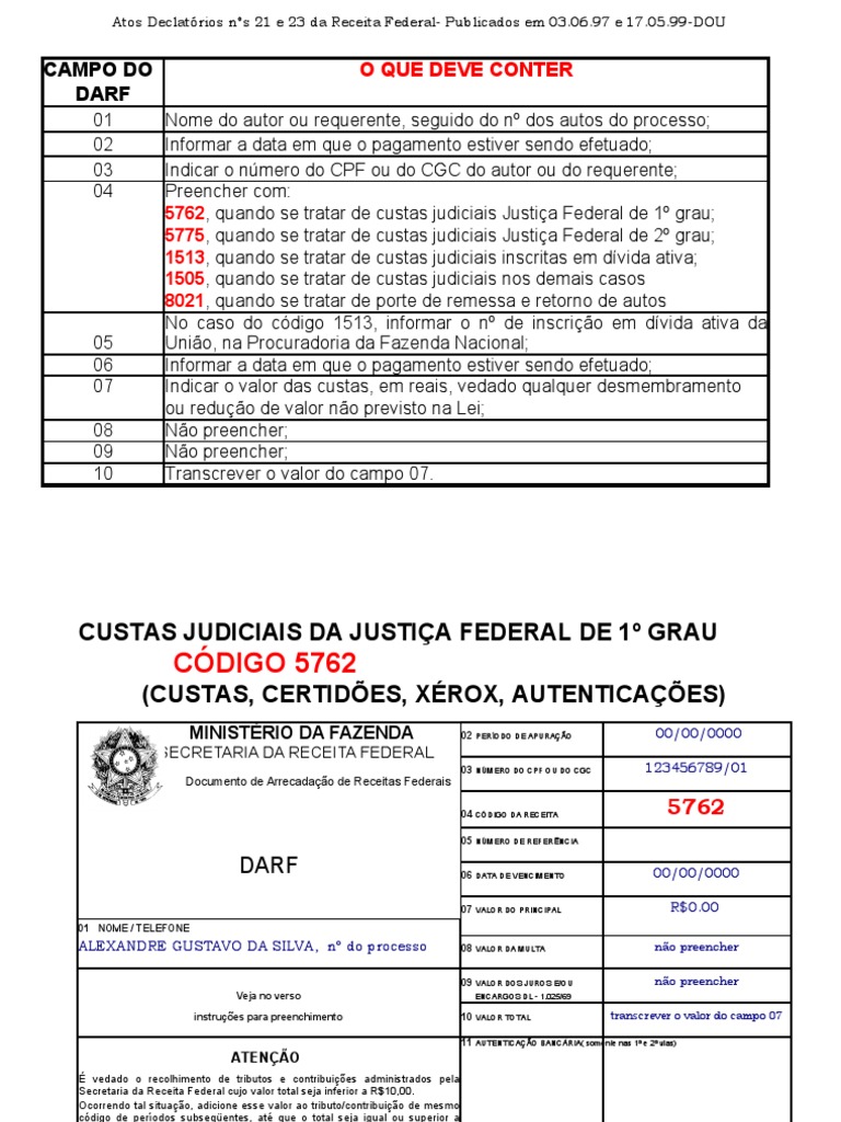Darf | PDF | Brasil | Governo