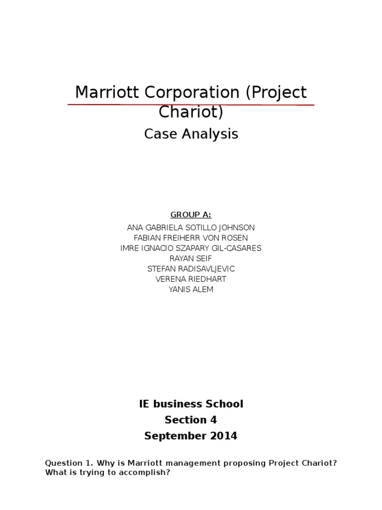 Marriott Case | PDF | Bonds (Finance) | Debt